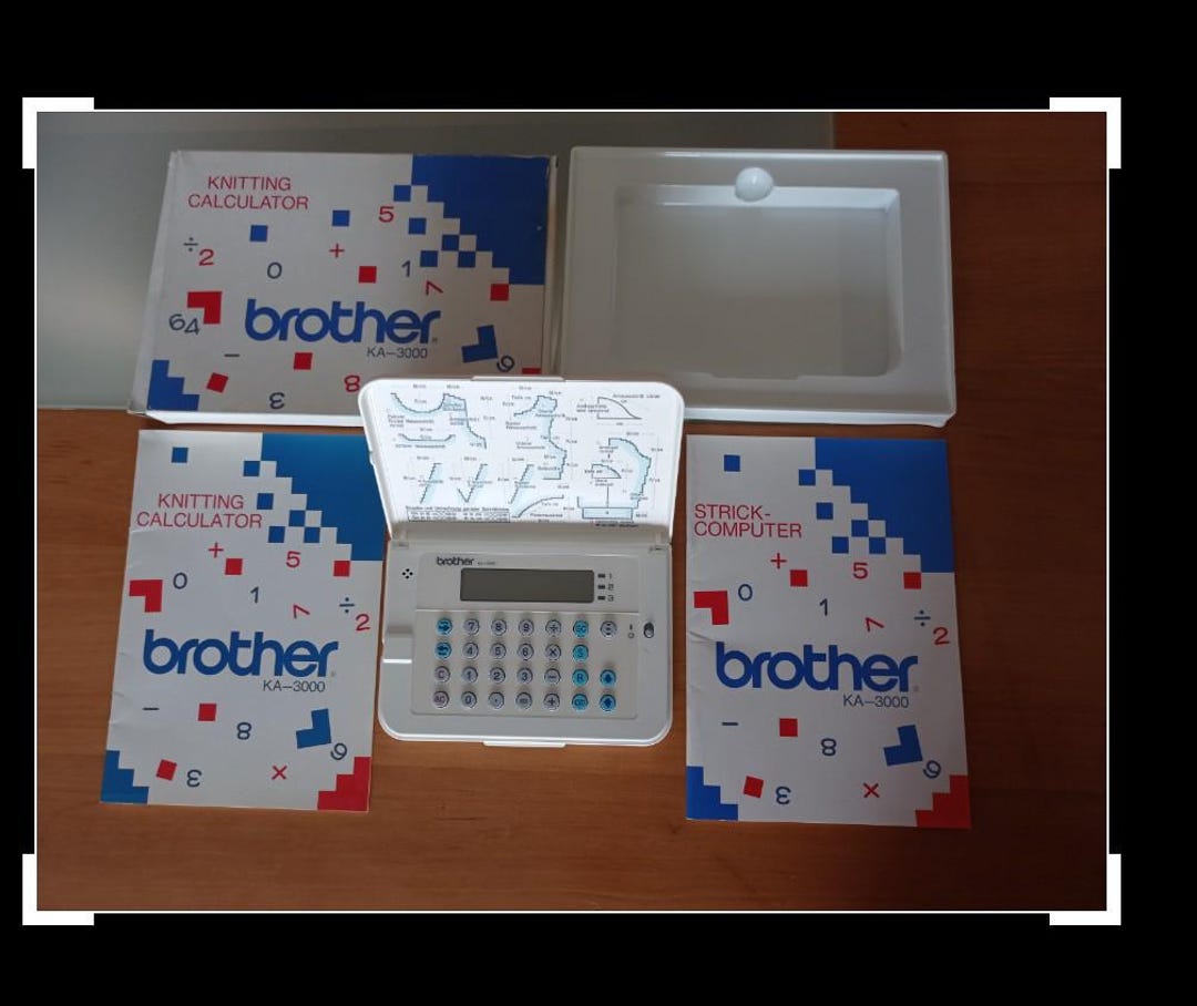 Brother KA-3000 Knitting Calculator - Etsy