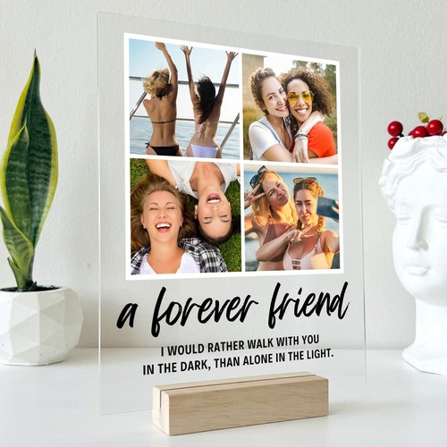 Best Friend Gifts Best Friends Photo Collage Personalized - Etsy