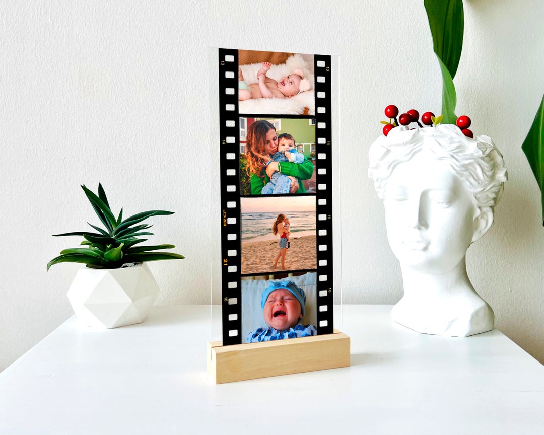 SHIP IN 1 DAY Camera Roll Frame - Memory Film Photo Acrylic Gift Photo ...