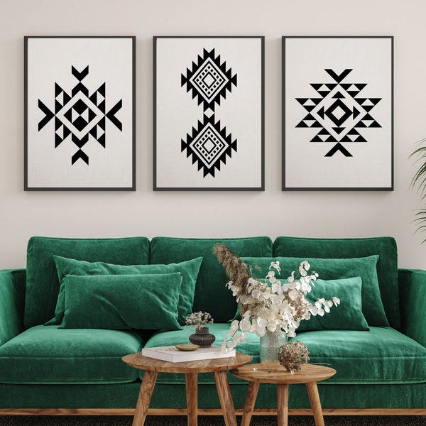 Aztec Wall Art - Etsy