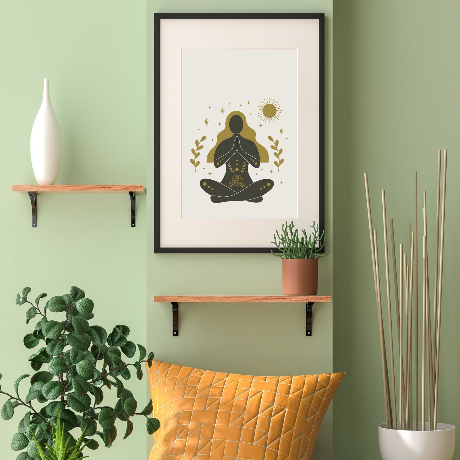 Gallery Set of 4 Yoga Wall Art Prints Yoga Poses Poster - Etsy