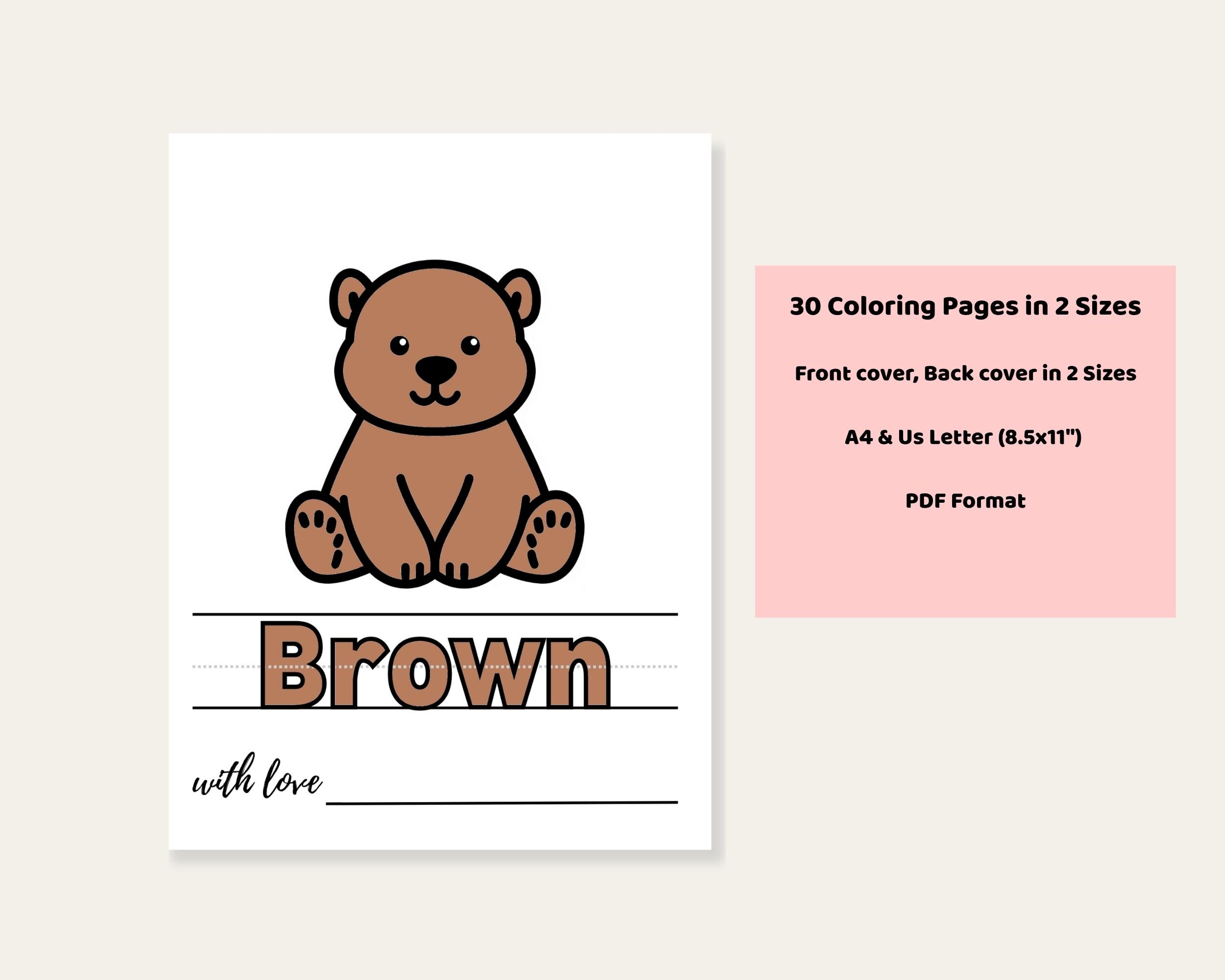 Baby's First Colors Book – Printable Learning Activity (PDF) - Etsy