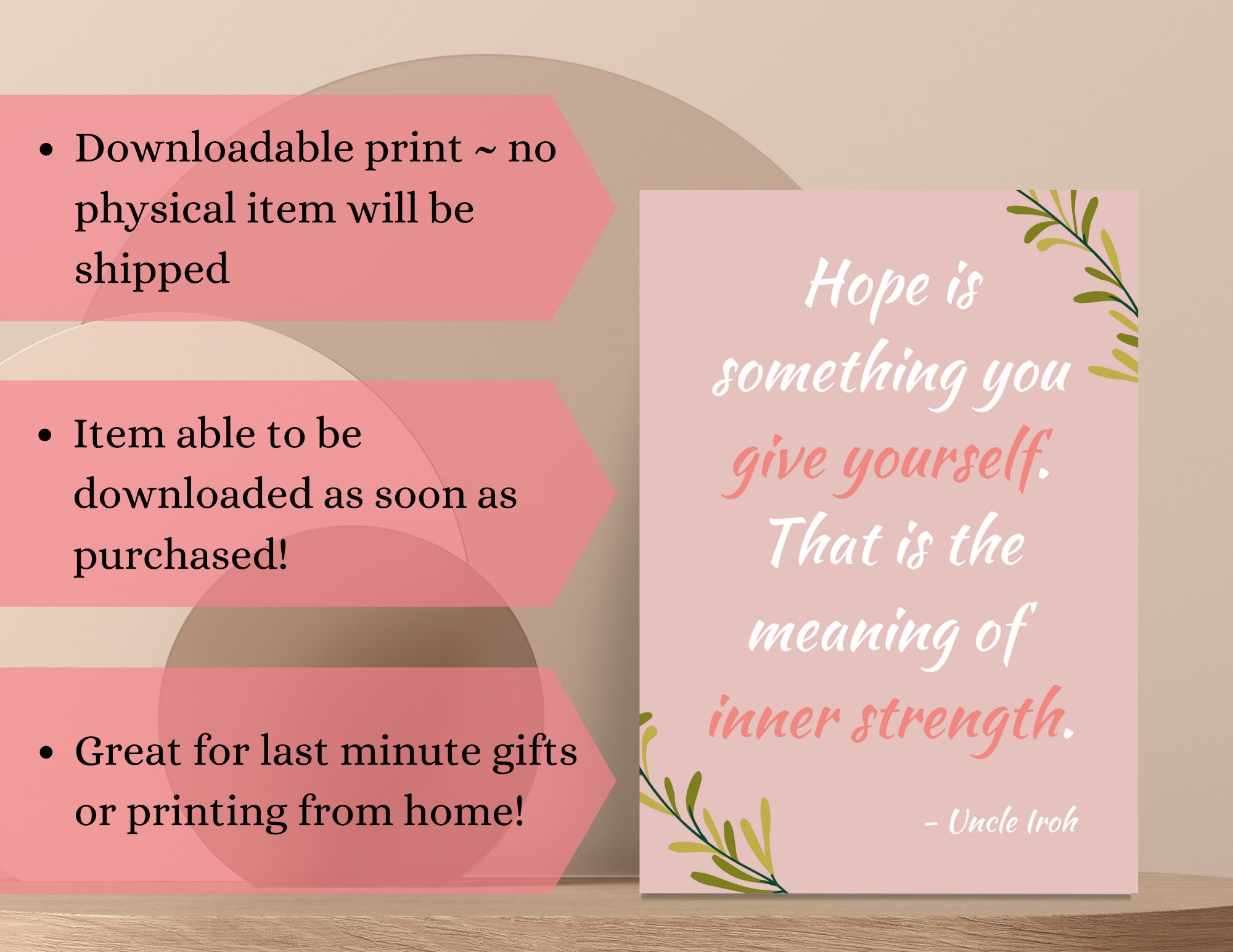 Uncle Iroh / Avatar the Last Airbender Digital Home Decor Wall Art ...