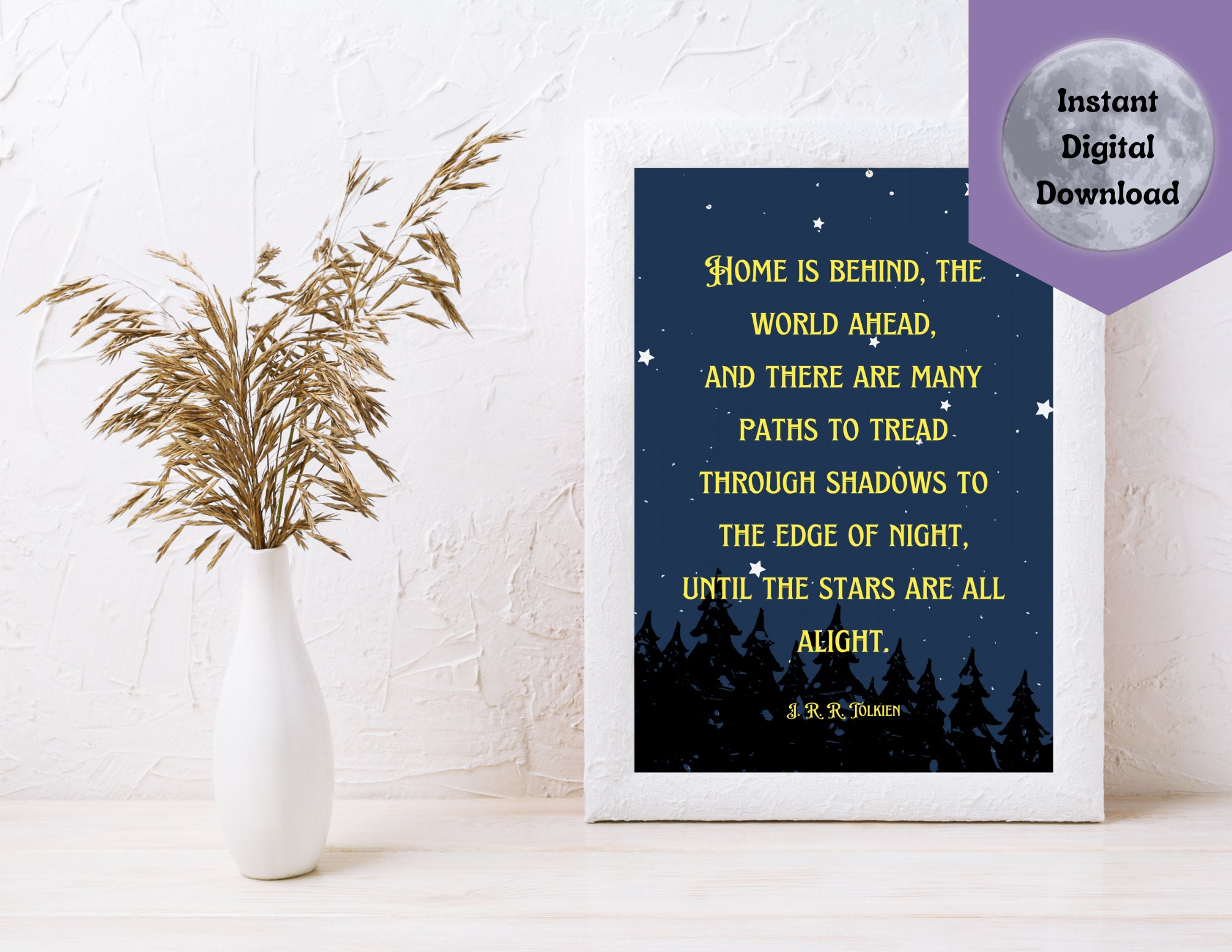 Lord of the Rings Poster: J.R.R. Tolkien Quote Art (digital Download ...