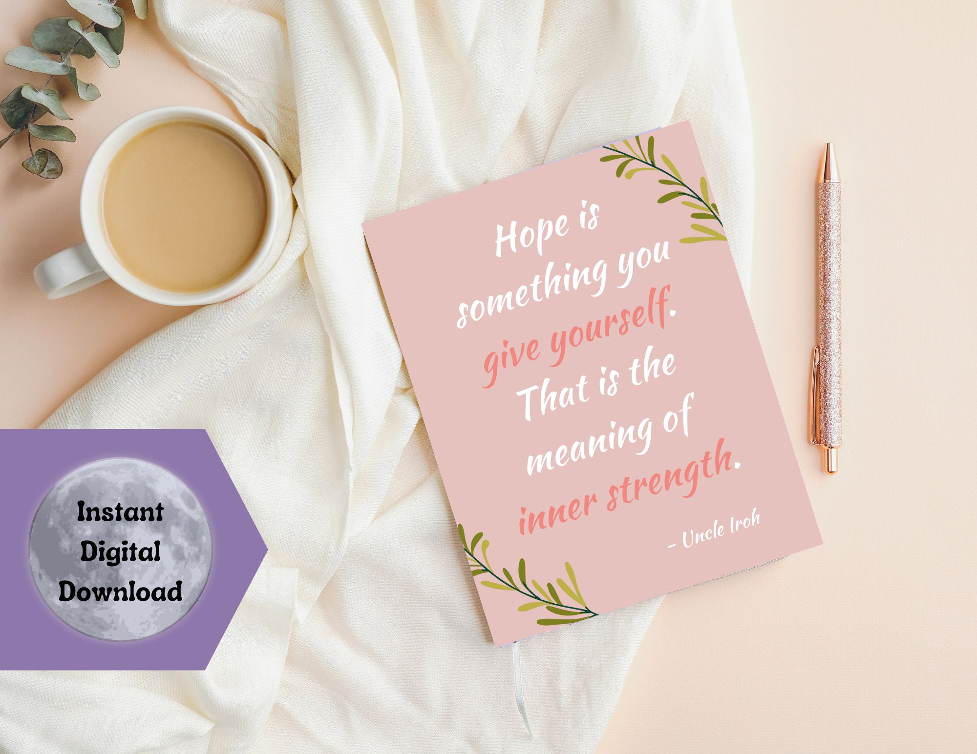 Uncle Iroh / Avatar the Last Airbender Digital Home Decor Wall Art ...