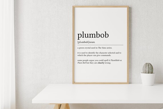Plumbob Definition Print the Sims Wall Art Decor Digital - Etsy