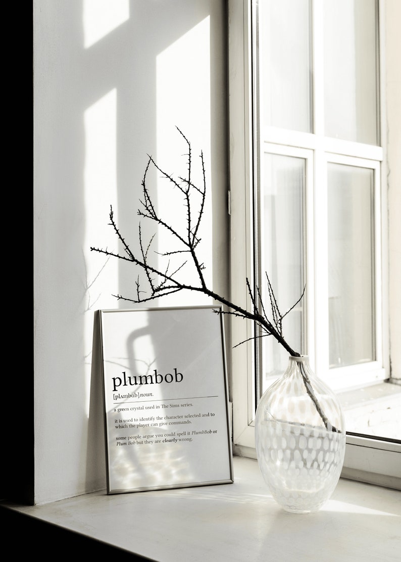 Plumbob Definition Print, the Sims Wall Art Decor, Digital File ...