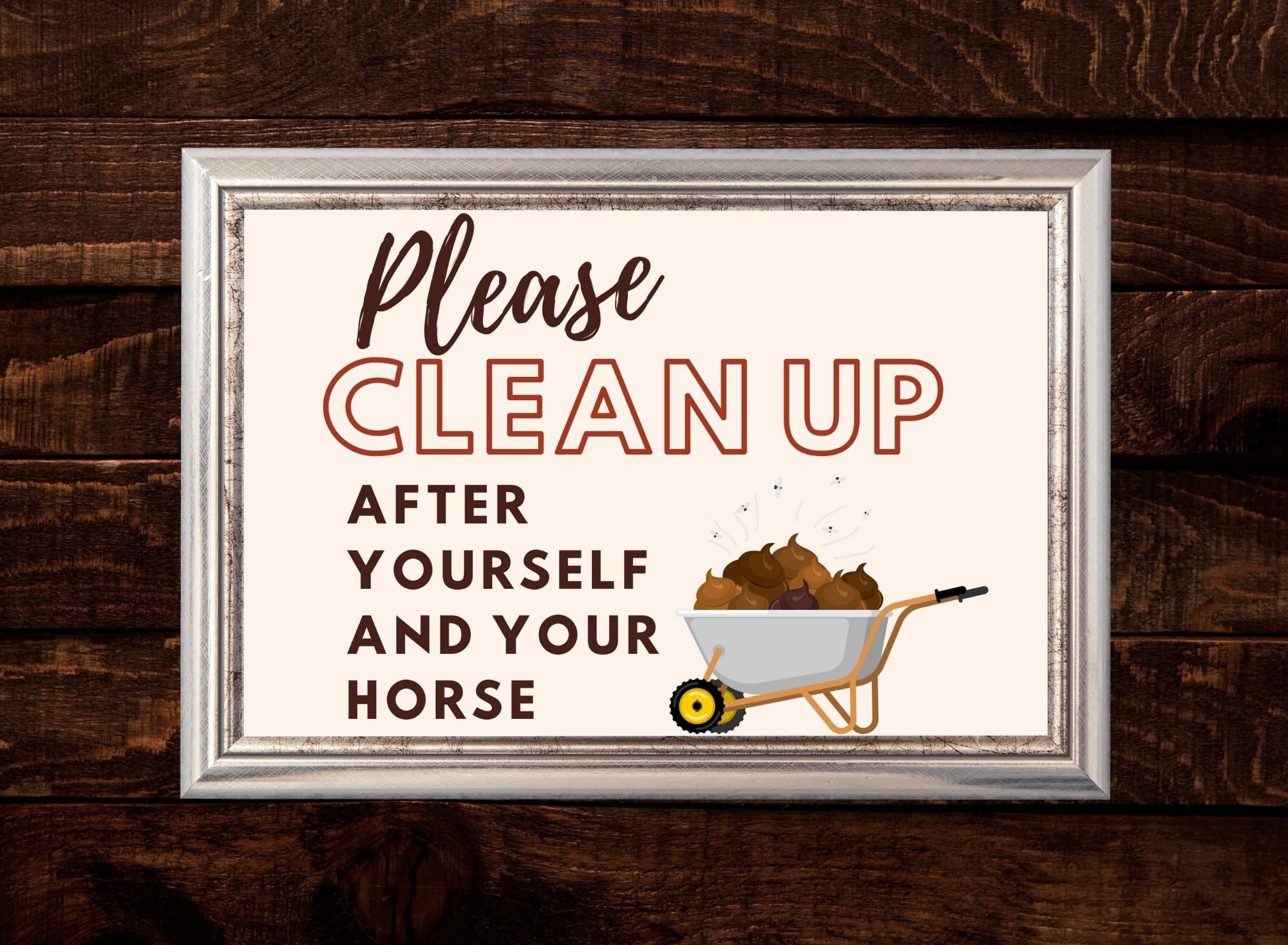 Clean Up After Yourself Poster