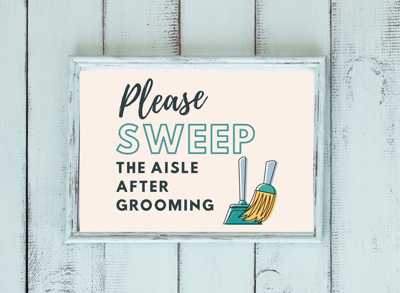 Please Sweep the Aisle Barn Sign - Etsy