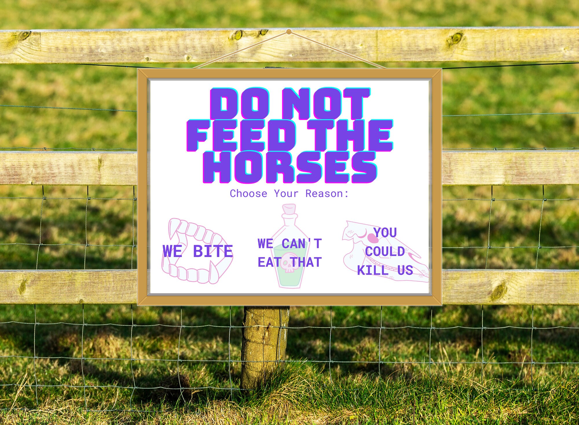 Funny Do Not Feed Sign