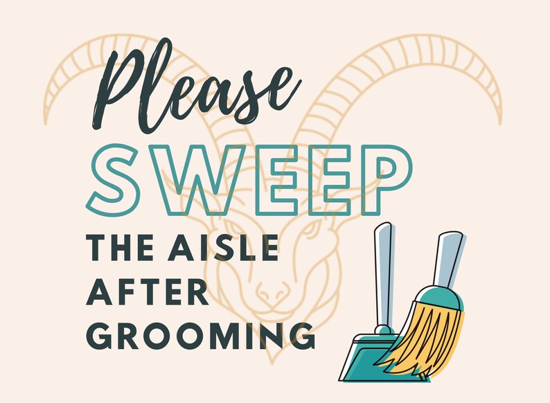 Please Sweep the Aisle Barn Sign - Etsy