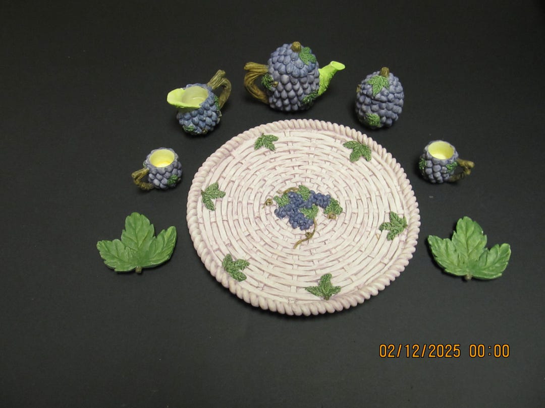 Vintage Miniature Place Setting - Etsy