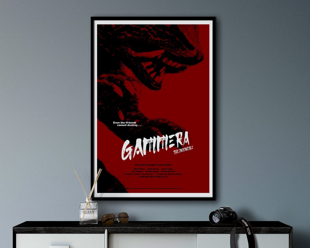 Movie Posters Apartment Decor, Retro Wall Art, Gamera Horror Posters ...