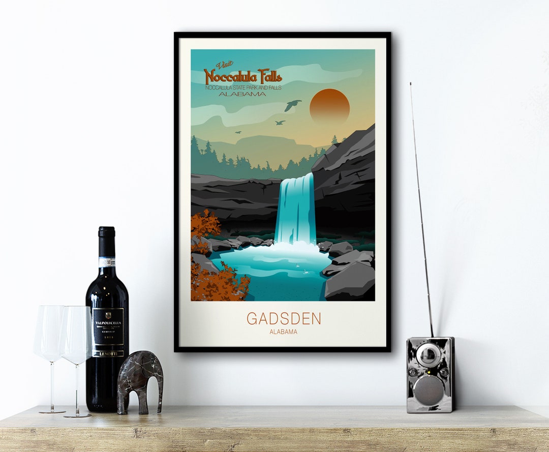 Alabama Printable Travel Poster Alabama Digital Download - Etsy