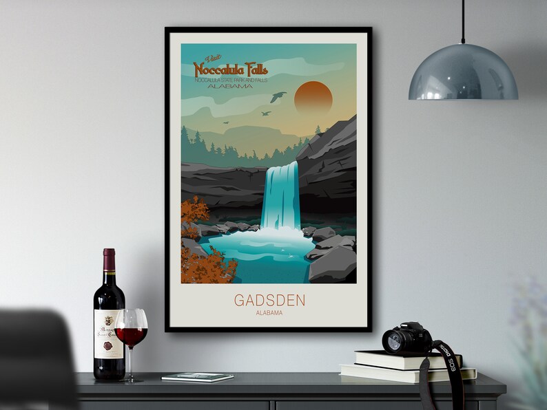 Alabama Printable Travel Poster Alabama Digital Download - Etsy