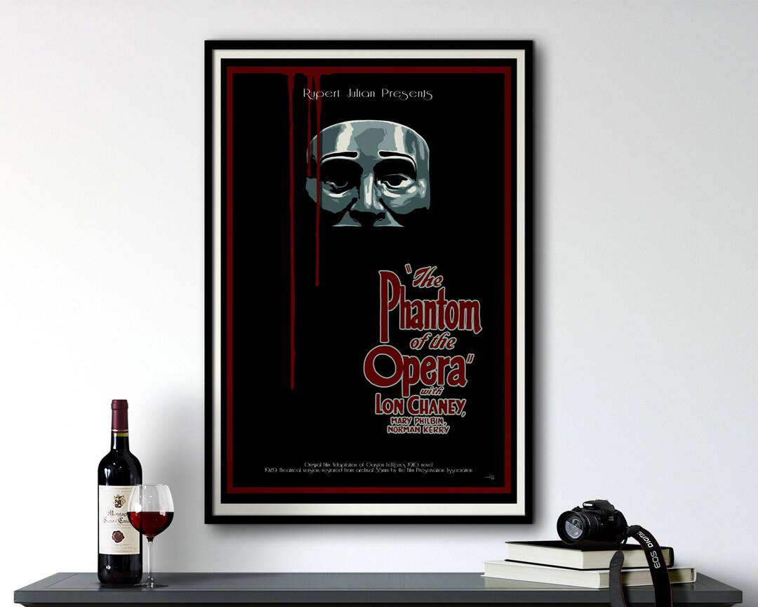 Printable Gothic Horror Movie Posters Dark Academia, Phantom of the ...
