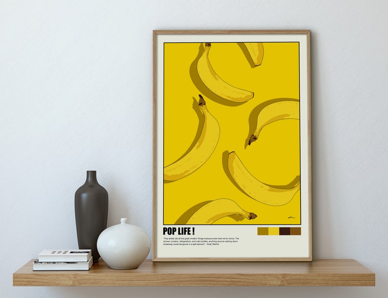 Printable Pop Art Poster, Pop Art Wall Art Print, Minimalist Wall Art ...