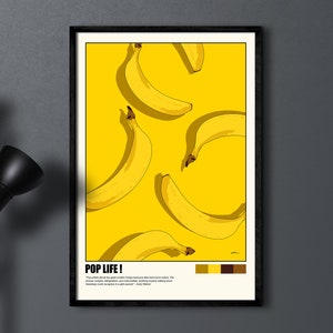 Printable Pop Art Poster, Pop Art Wall Art Print, Minimalist Wall Art ...