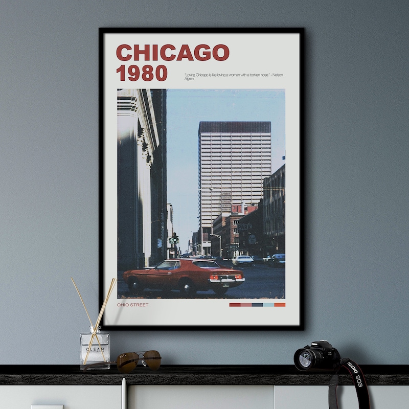 Chicago Poster - Etsy