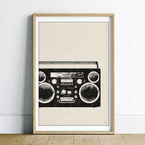 Pop Culture Wall Art Music Poster, Bar Cart Art, Apartment Decor, Pop ...