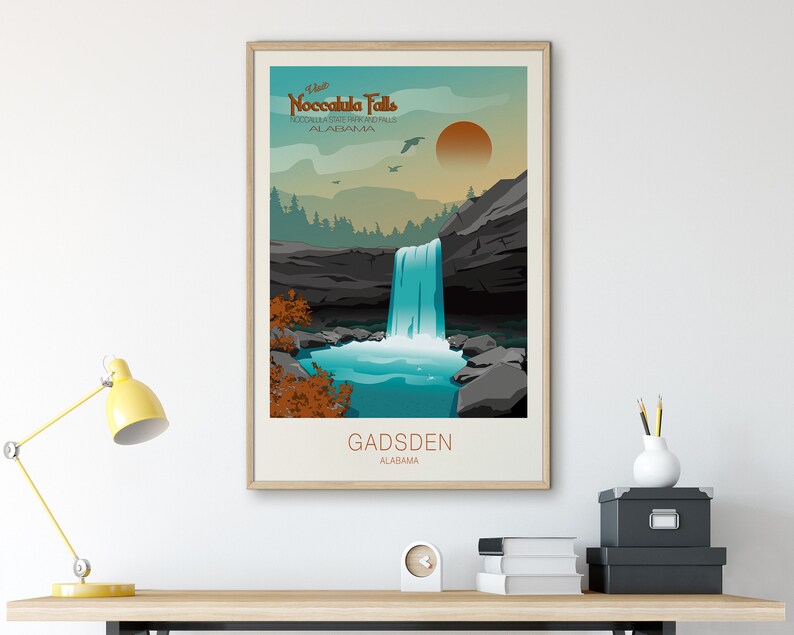 Alabama Printable Travel Poster Alabama Digital Download - Etsy