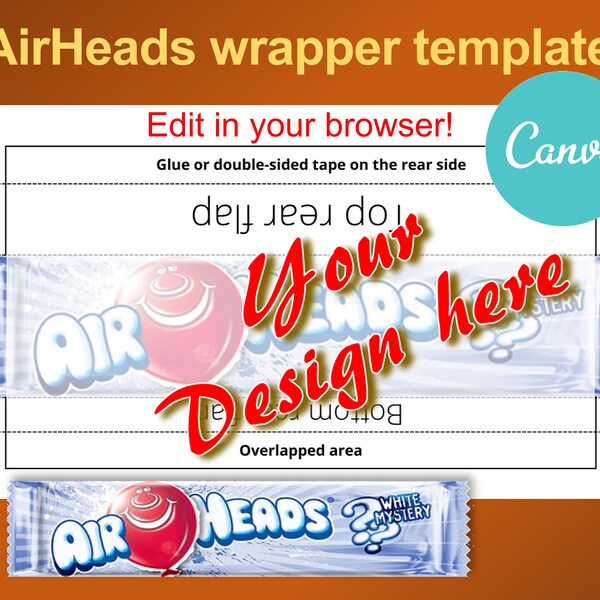 Party Favor Template - Etsy