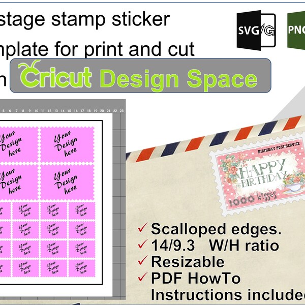 Rectangular Labels Template Etsy Australia