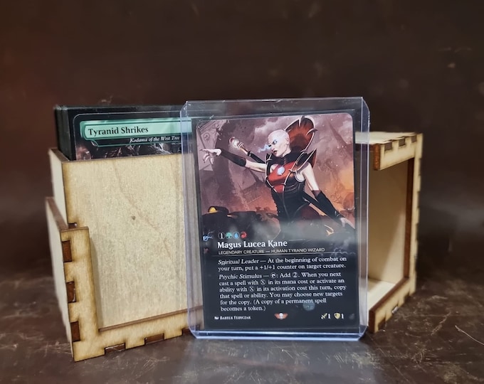 Laser Cut Deck Box File for EDH and Trading Card Games, Multiple ...