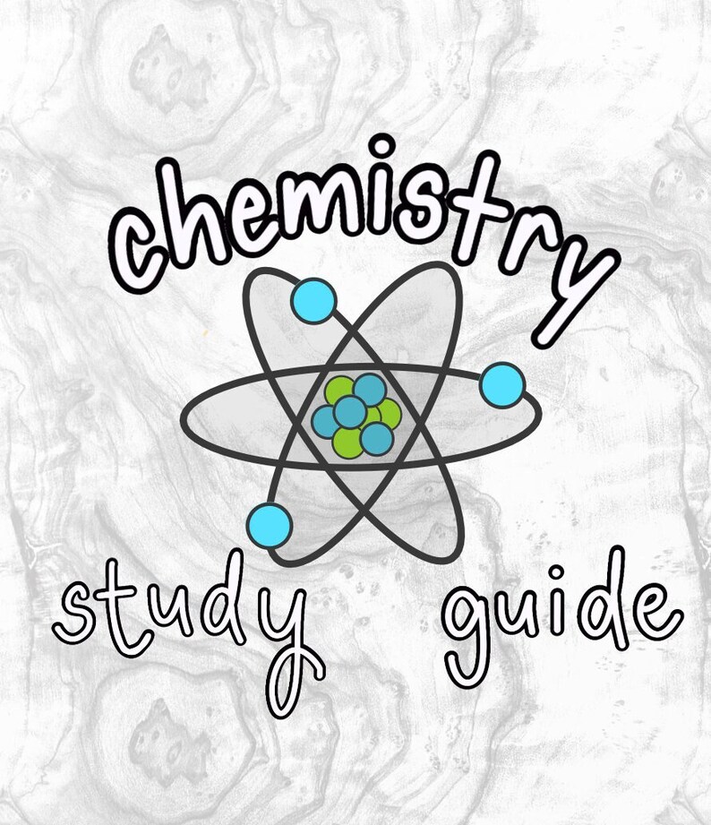 High School Chemistry Study Notes, Chem Outline, 18 Pages of Notes ...