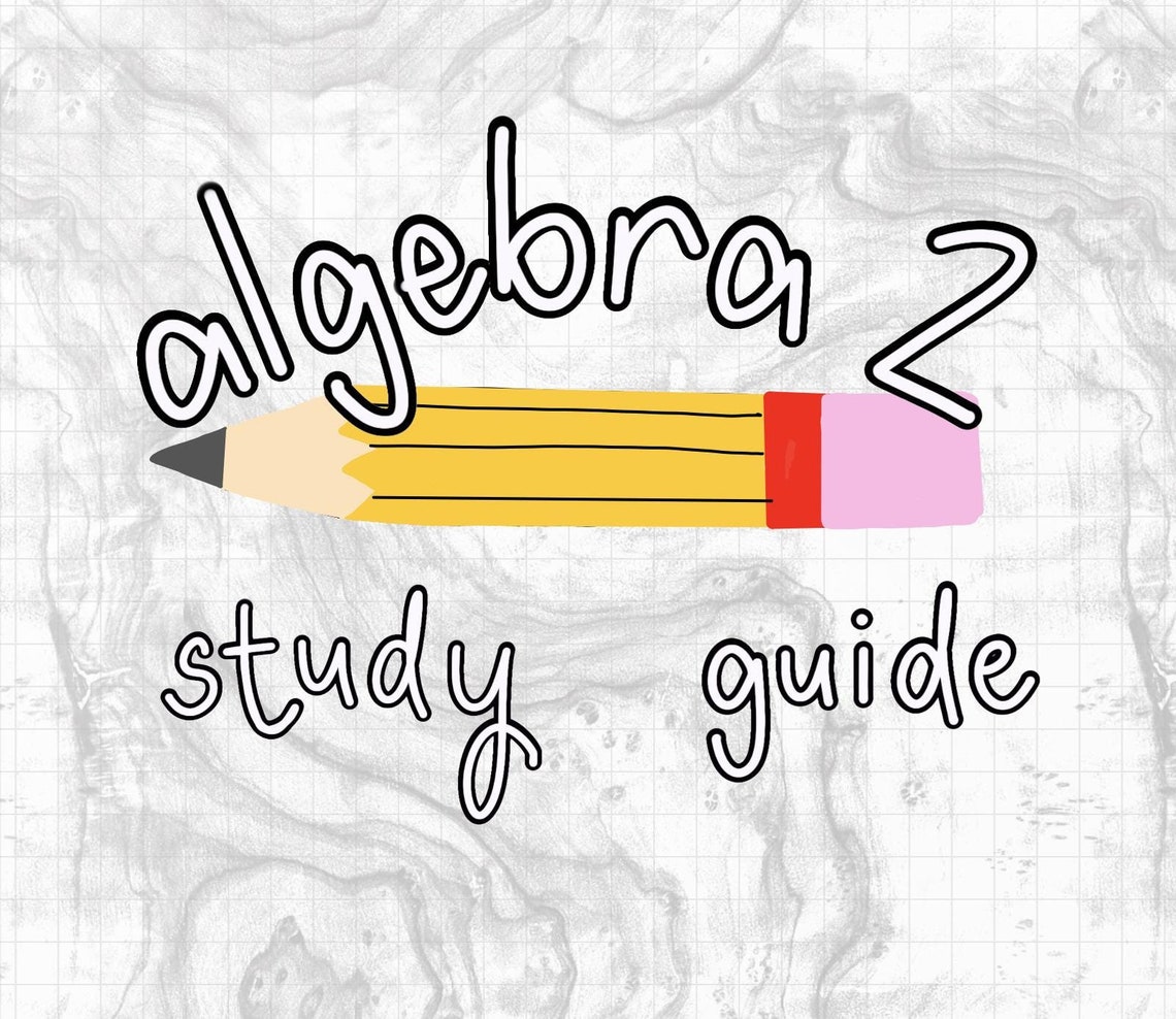 High School Algebra 2 Study Notes, 10 Pages, Math Outline, Digital File ...