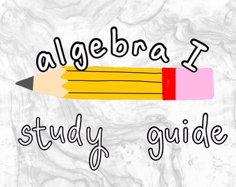 Algebra 1 - Etsy