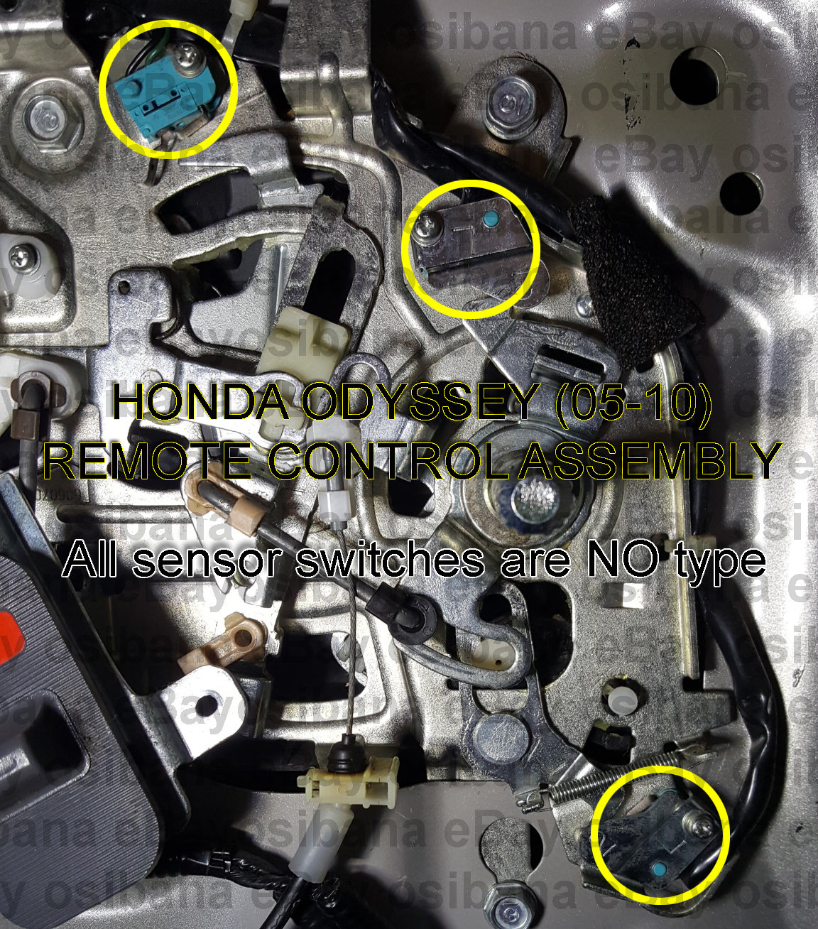 Power Sliding Door Assembly Microswitch (NC or NO Type) for 05~10 Honda ...