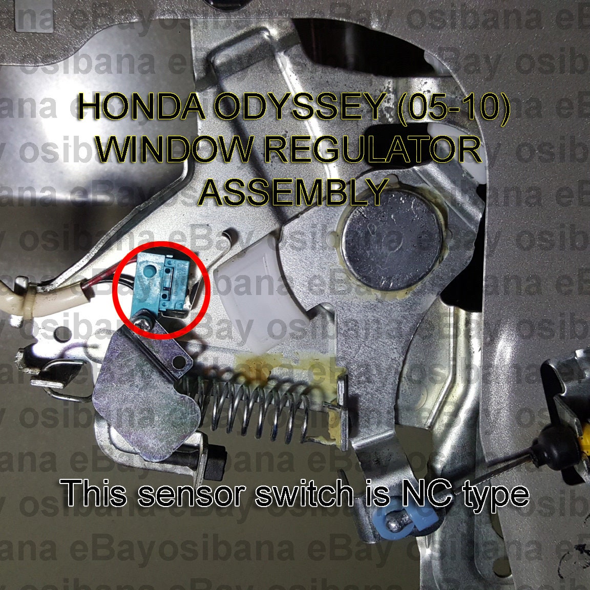 Power Sliding Door Assembly Microswitch (NC or NO Type) for 05~10 Honda ...