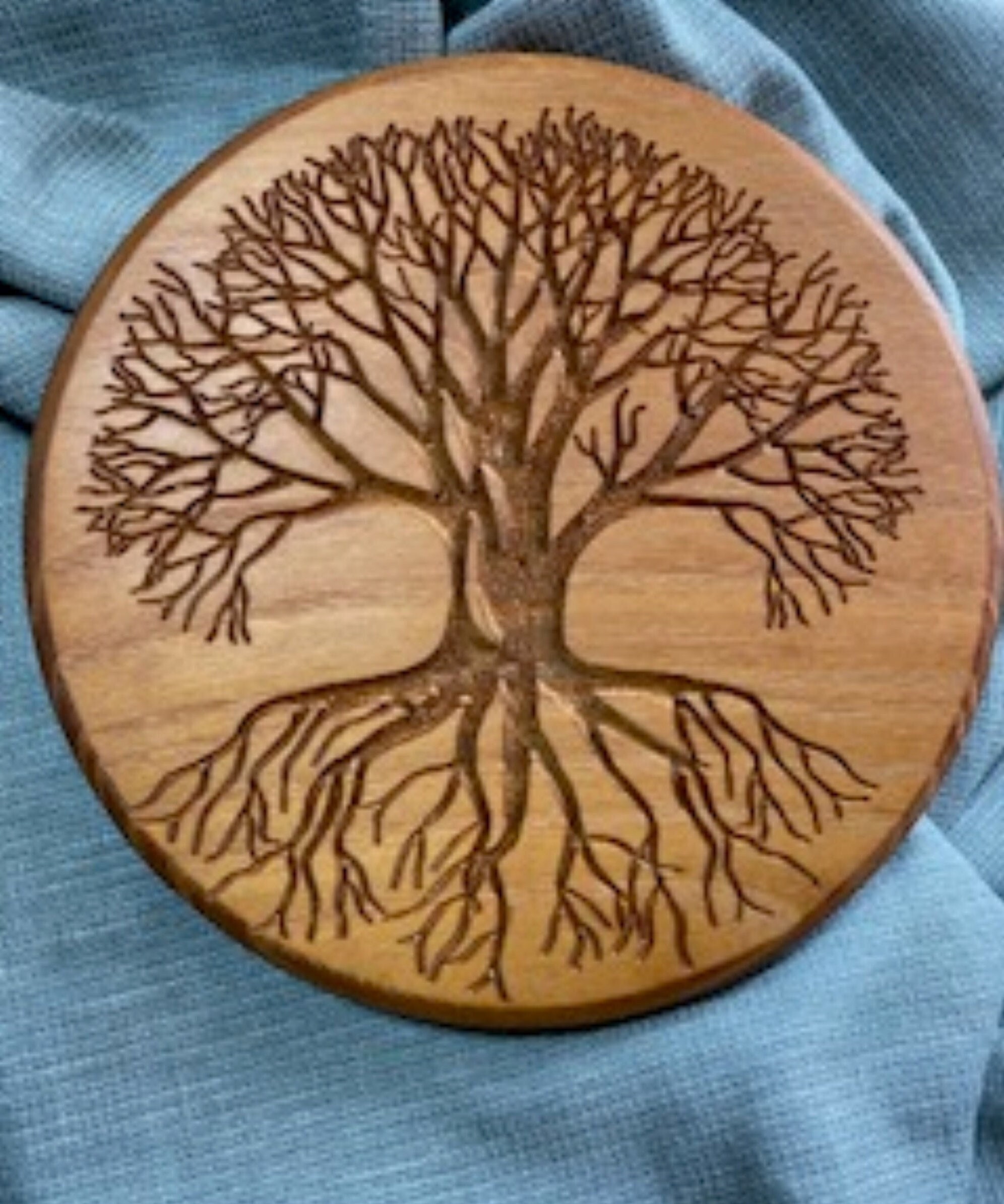 Tree of Life Carving on Osage Orange Wood - Etsy