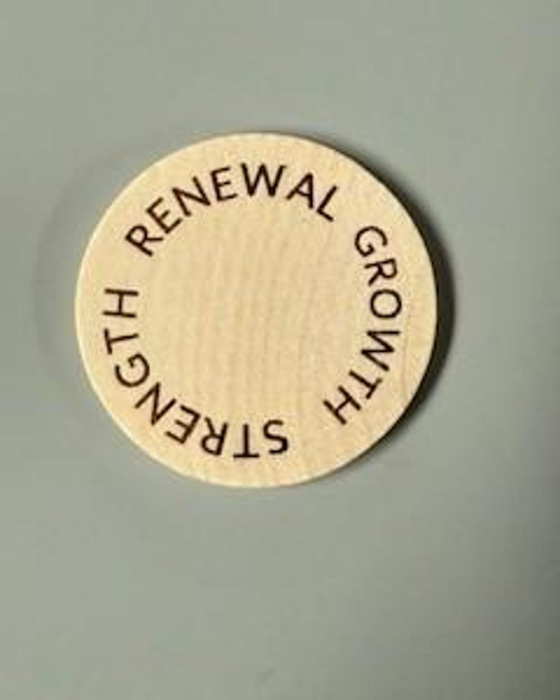 Tree of Life Token Double Sided Set of 5 - Etsy