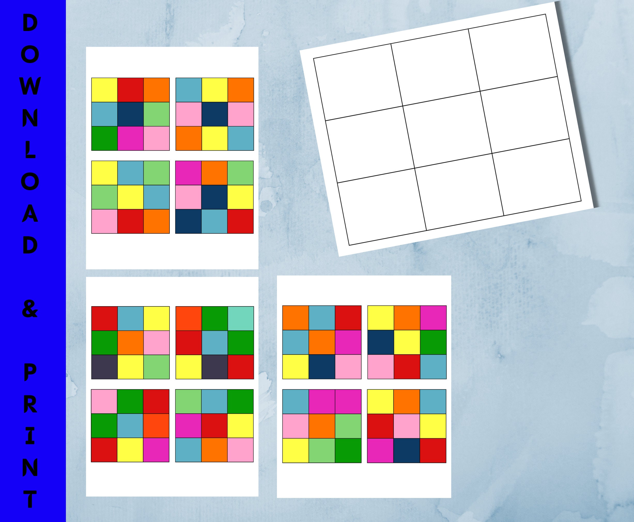 Printable Color Matching Game, Color Learning, Montessori Games ...