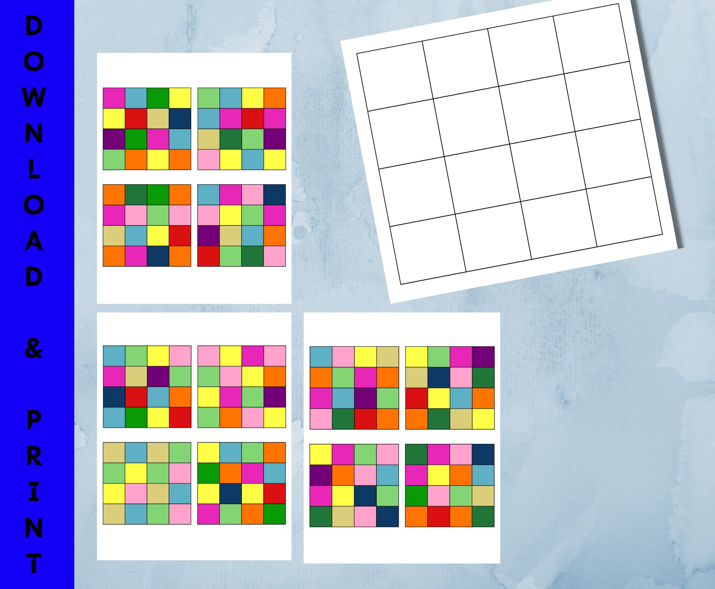 Printable Color Matching Game, Color Learning, Montessori Games ...
