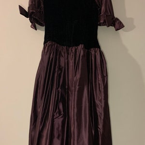 80s Vintage Purple Dress - Etsy