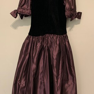 80s Vintage Purple Dress - Etsy