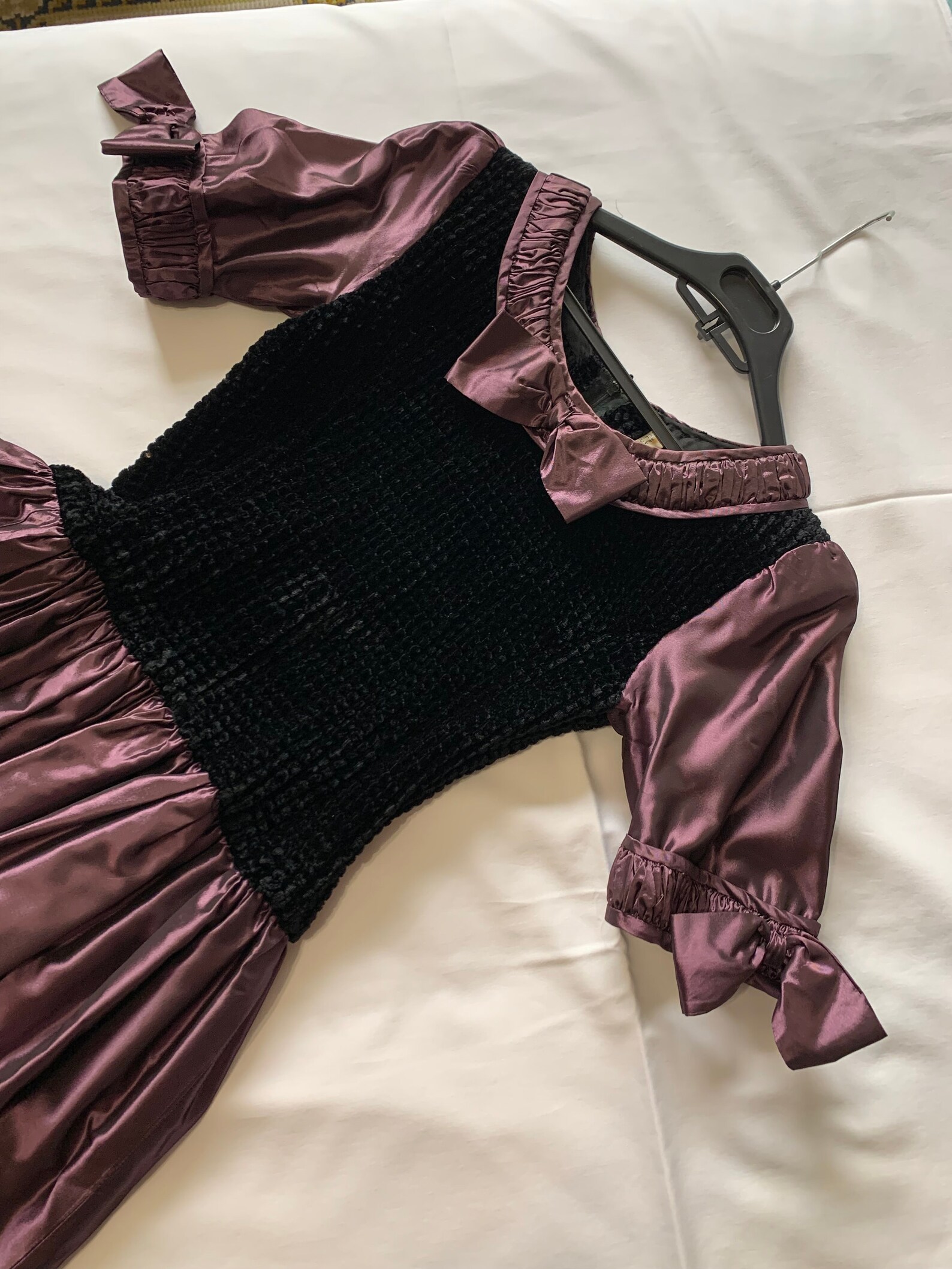 80s Vintage Purple Dress - Etsy