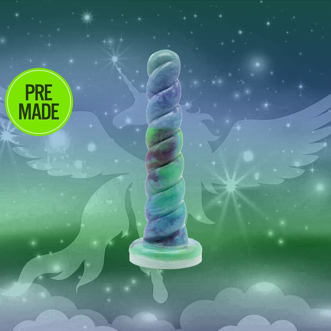 Uni Horn Swirl Dildo Fantasy Dildo Adult Toys Sex Toys Etsy