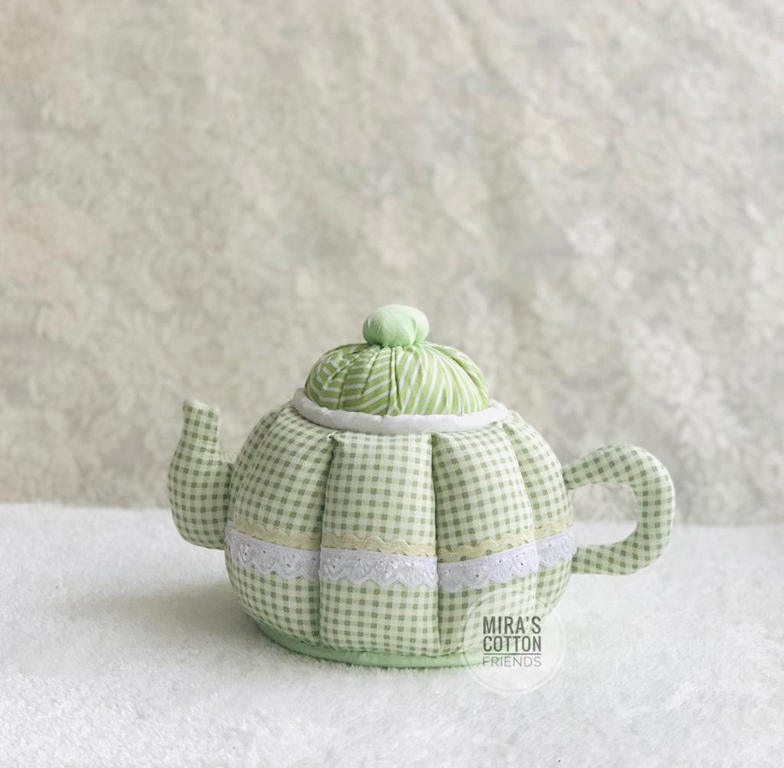 Textile Teapot 3D Patchwork Teapot - Etsy