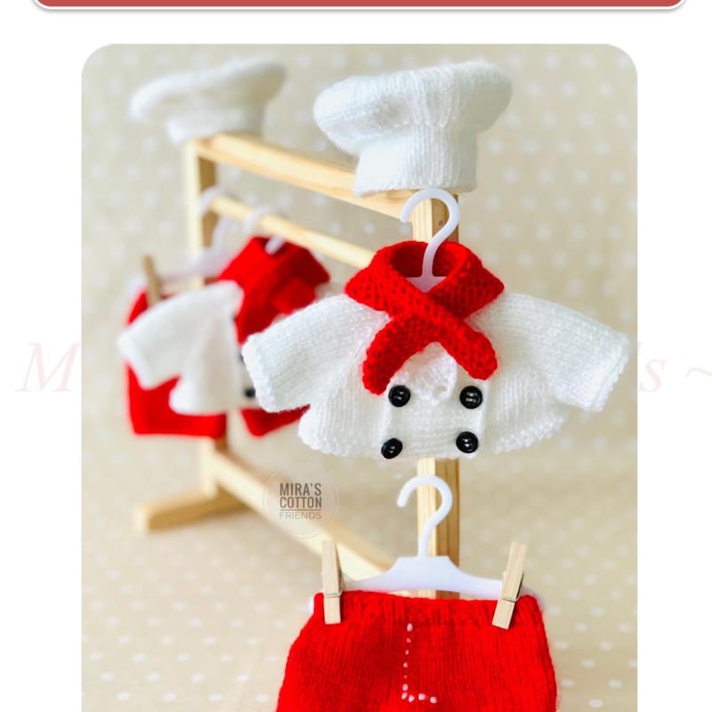Knitted Chef Pattern - Etsy