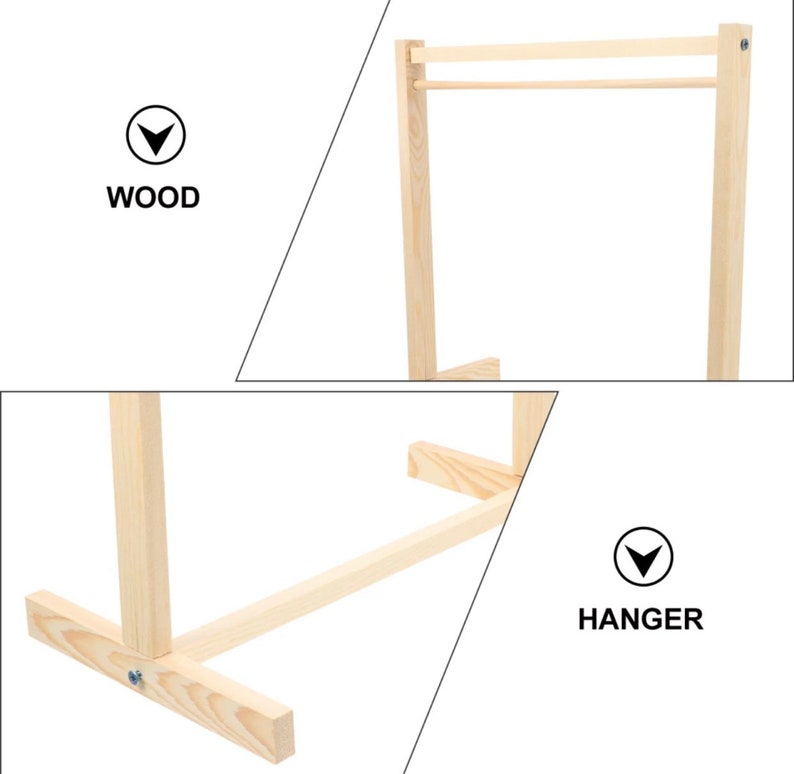 Handmade Wooden Hangers Toys Hanger - Etsy