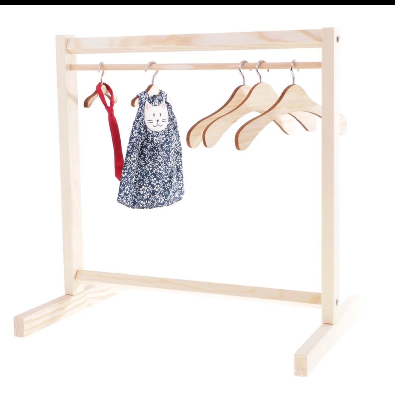 Handmade Wooden Hangers Toys Hanger - Etsy