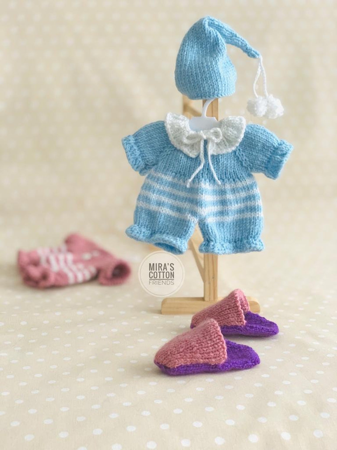 PDF Miras Cotton Friends Pajama Set Knitting Pattern - Etsy