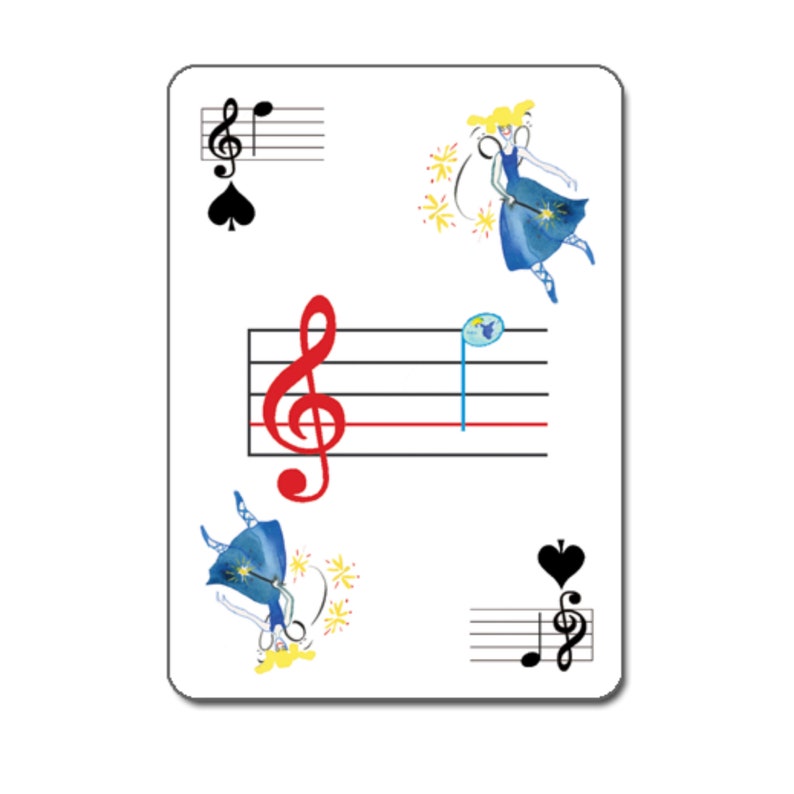 G Clef Music Note Playing Cards - Etsy