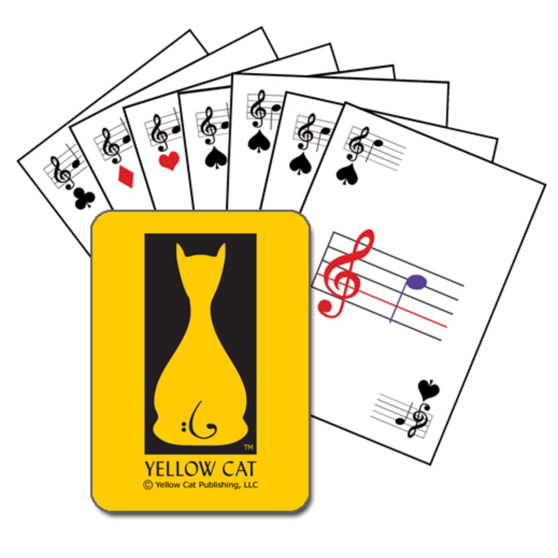 G Clef Music Note Playing Cards - Etsy