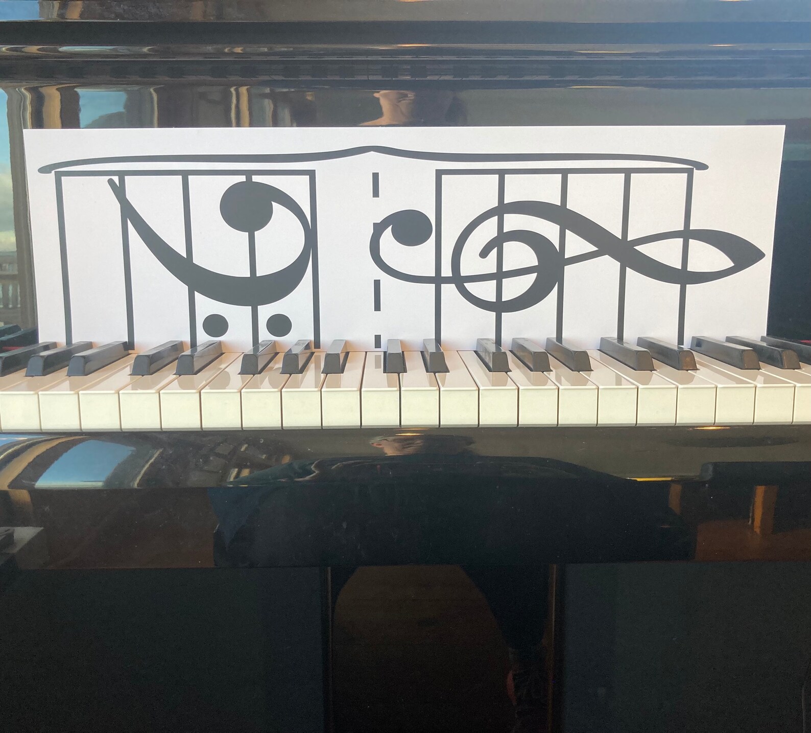 Grand Staff Keyboard Guide - Etsy