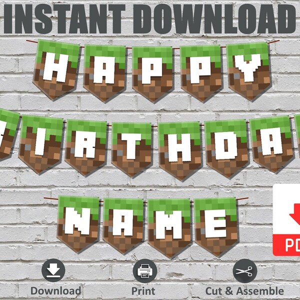 Birthday Bunting - Etsy